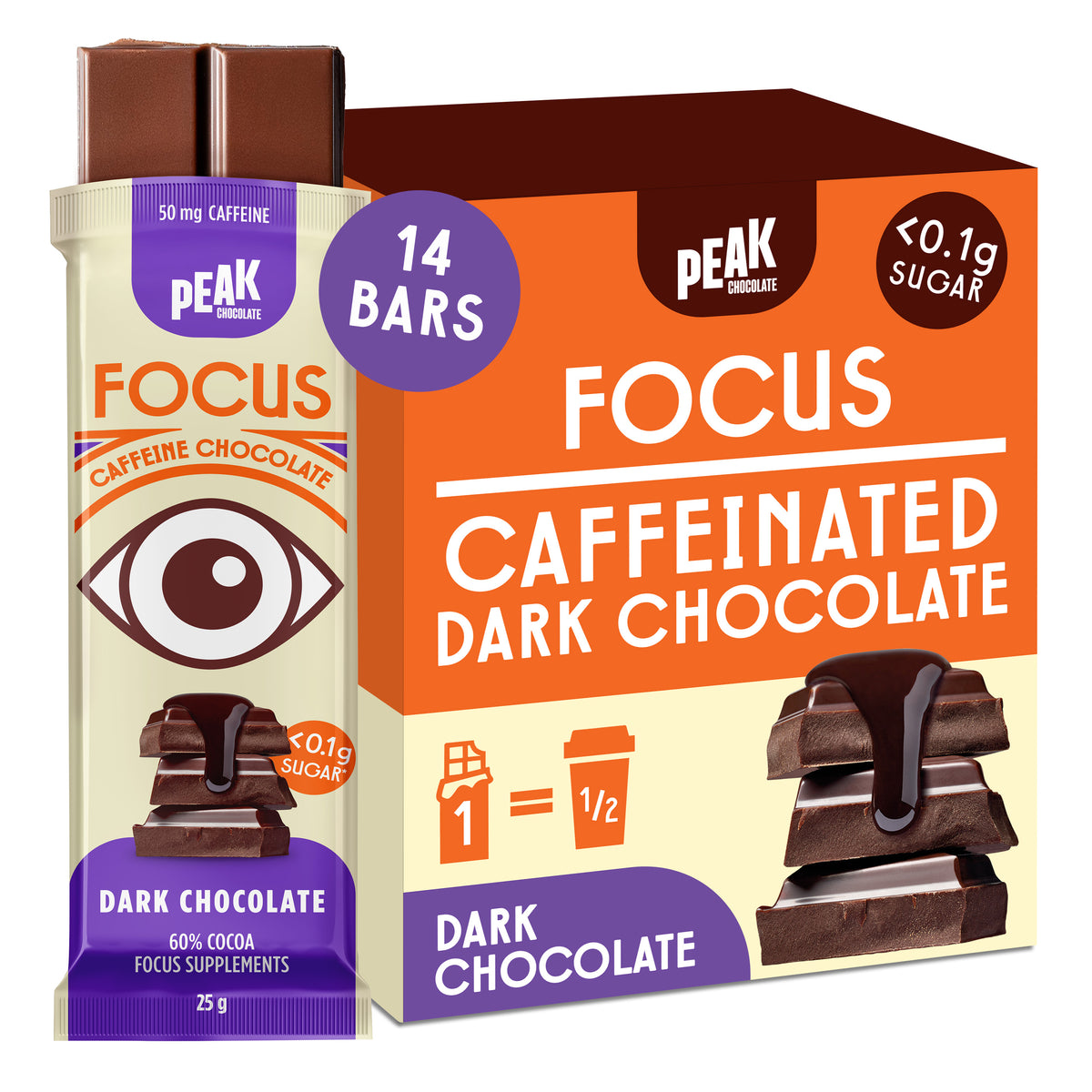 Focus Dark Chocolate – PEAK CHOCOLATE